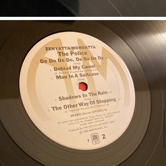 Other | Vtg Vinyl Lp The Police Zenyatta Mondatta Record 8s 1980s New ...